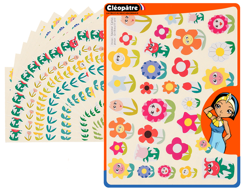 720 GOMMETTES FLEURS K755260 - Interdacta